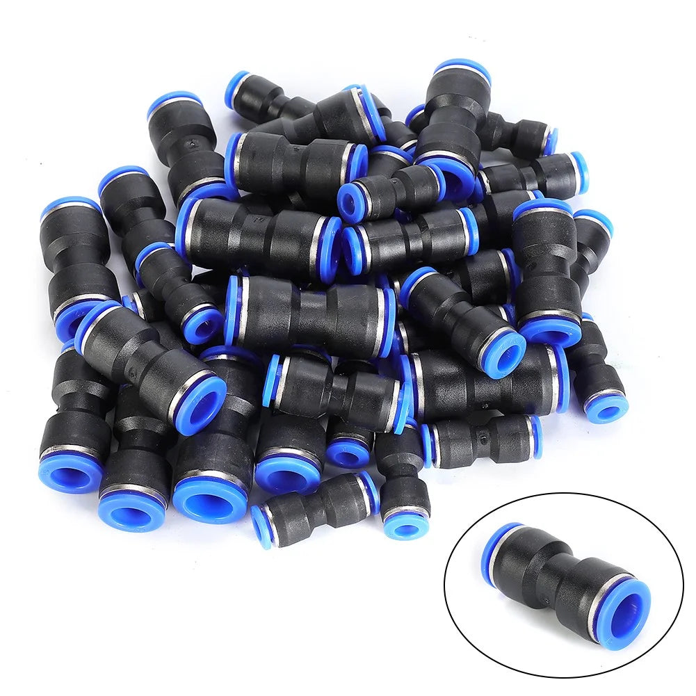 100 PCS Quick Connect Air Hose Fittings, 5/32 1/4 5/16 3/8 1/2 Inch Ai